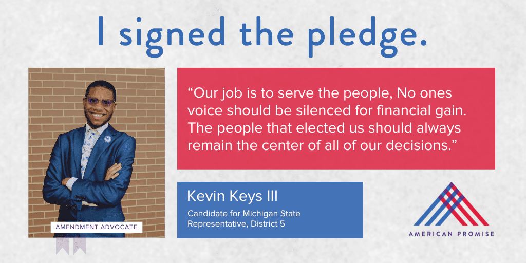 Kevin Keys lll - Supports The For Our Freedom Amendment