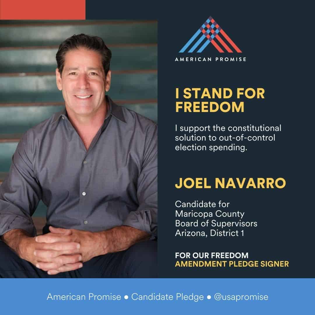 Joel Navarro - Supports The For Our Freedom Amendment